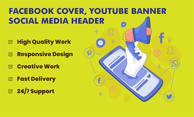 Design facebook cover, social media header in 4 hours by Web_nex | Fiverr