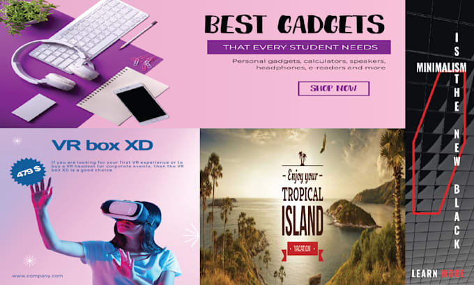 Design animated gif banner, ads, cover, post in 5 hours or less by ...