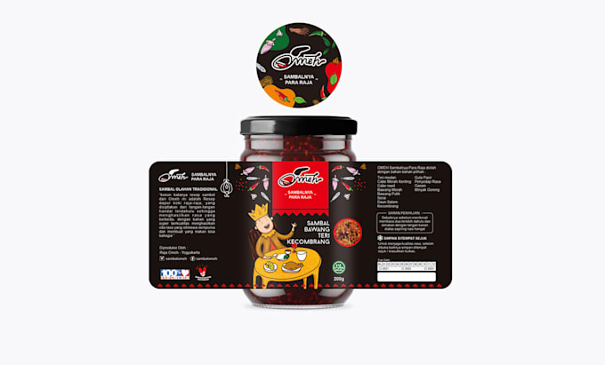 Create eyecatching food and beverages label by Khaysuki | Fiverr