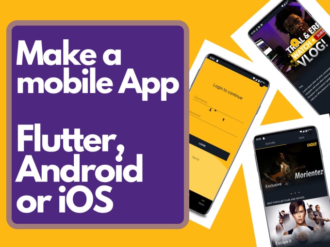 Make A Mobile App Project In Flutter Android Ios Or Bug Fix By Minhaj 27 Fiverr