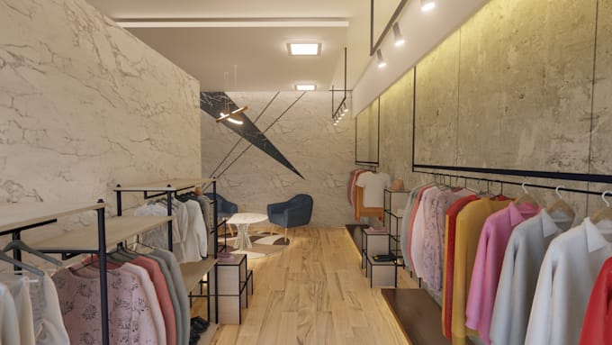 Design and render your retail stores, restaurants, office interior by ...