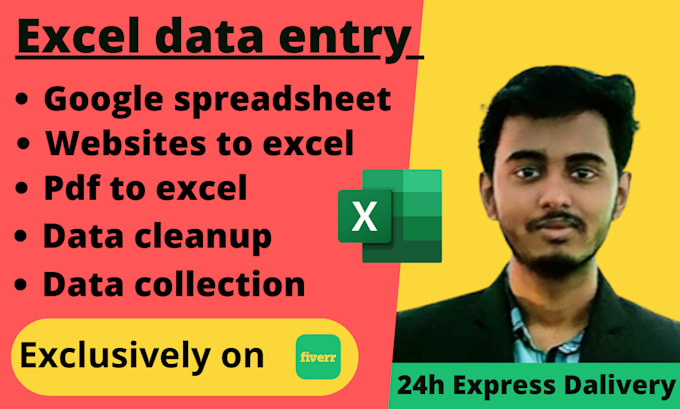 Do excel data entry spreadsheet work,web scraping, data mining and listing by Imran_6426a | Fiverr