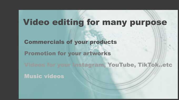 Do inspirational video editing and creation for any purpose by Naoshkay ...