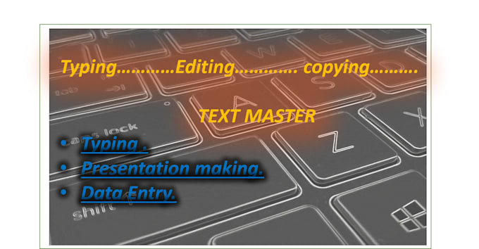 Typing like a expert by Ctattanayaka | Fiverr