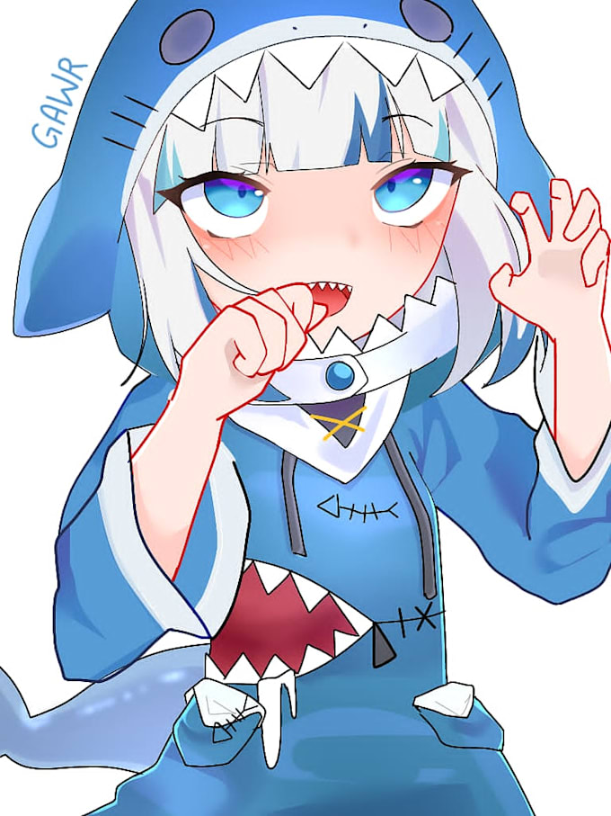 Draw a fanart or your oc in anime artstyle by Jav3ria | Fiverr