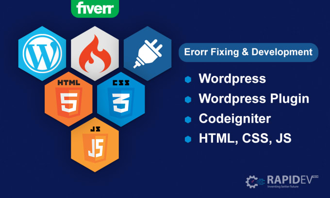 Develop or fix any php, codeigniter, wordpress website by Rapidev_tech ...