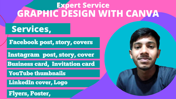 Create different types of designs using canva by Tuhin2091 | Fiverr