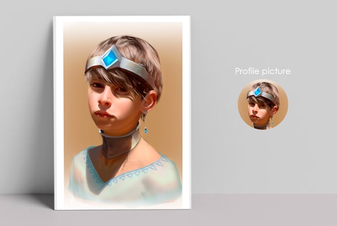 Draw a believable fantasy portrait illustration by Alexmonly | Fiverr