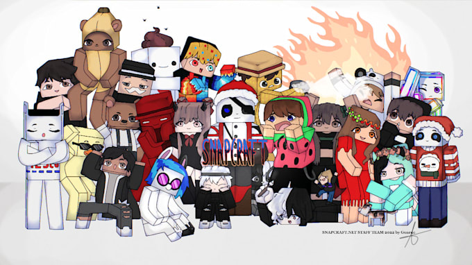 Draw big groups of people by Iateyouremail | Fiverr