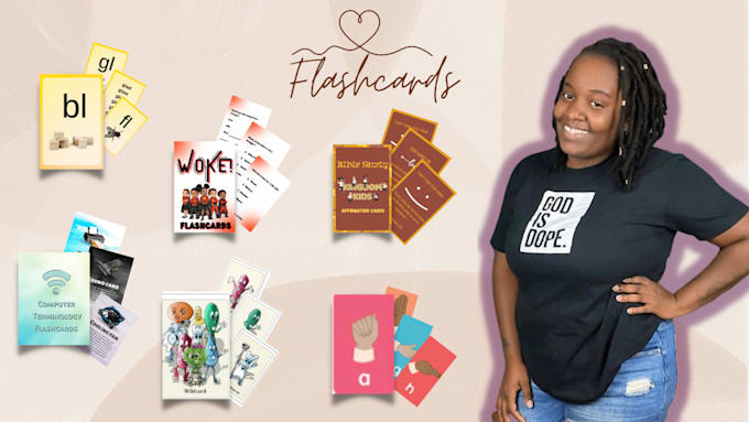 Create printable flashcard and unique design flashcards for kids and ...