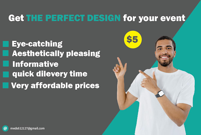 Design a compelling poster or flyer for you by Medbhiri | Fiverr
