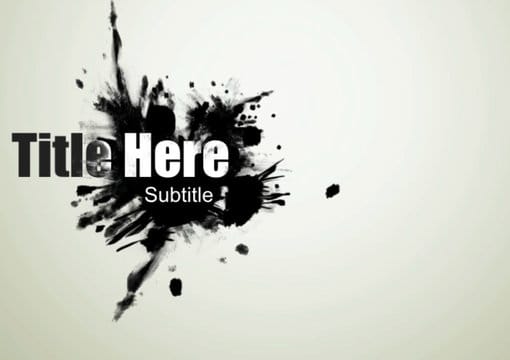 Create this cool paint splatter video intro with your text or website ...