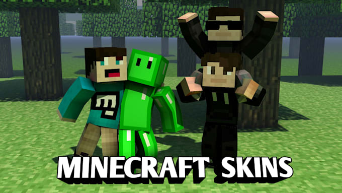 Make a custom high quality minecraft skin by Mshayanamjad | Fiverr