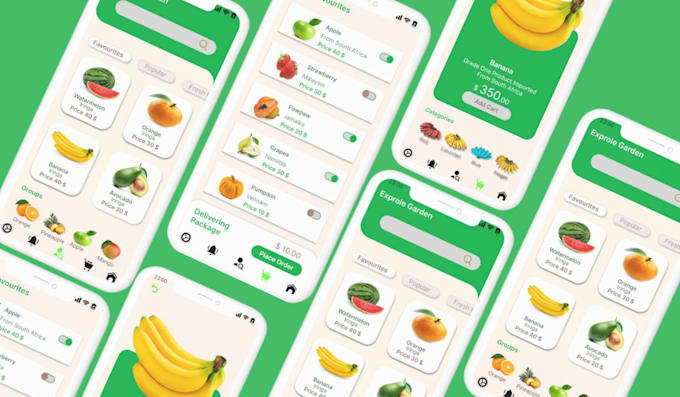 Mobile ui design, mobile app ui ux design, ui ux design by Emily_0012 ...