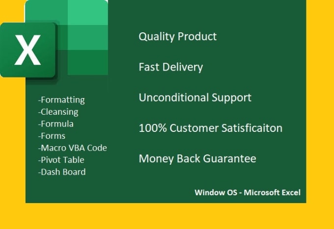 Build customize excel sheets using formula, vba macros, charts, pivot ... Build customize excel sheets using formula, vba macros, charts, pivot ...