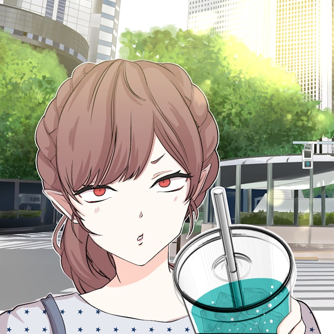 Color and cell shade your webtoon by Kimchigrandma | Fiverr