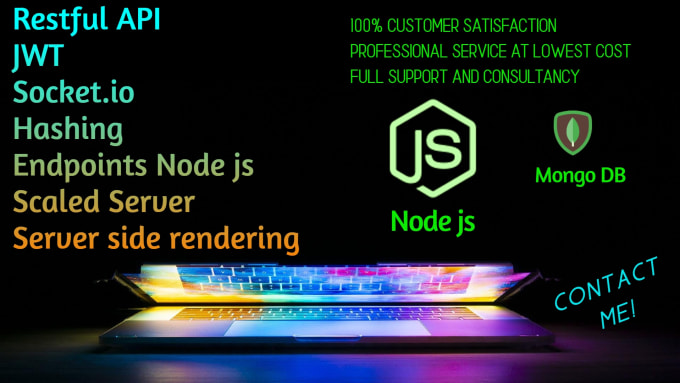 Develop website api endpoints node js mongo db webservices by Jakejolin ...
