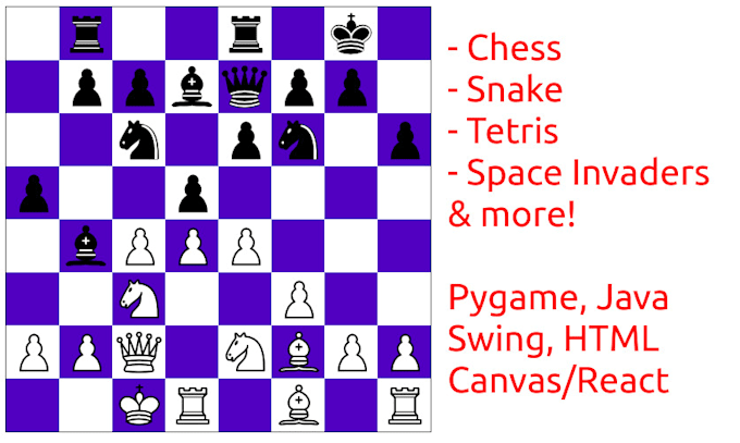 Make A Game With Pygame Java Swing Or Html Canvas By Navcoder Fiverr