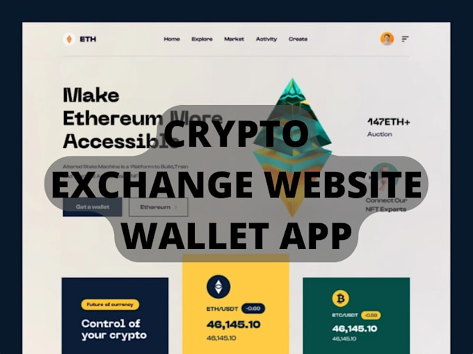 Create crypto exchange website, exchange website, crypto wallet app ... Create crypto exchange website, exchange website, crypto wallet app ...