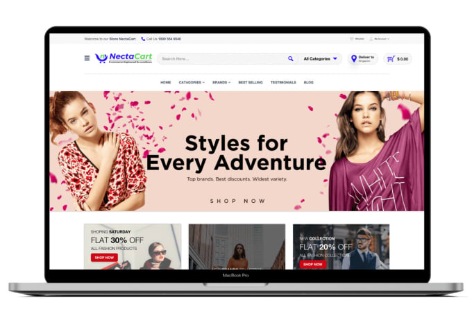 Build ecommerce website or multi vendor marketplace by wcfm or dokan by Tamanna017 | Fiverr