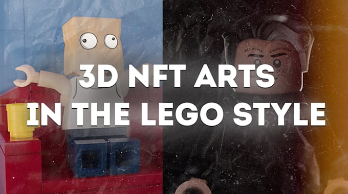 3d nft arts in the lego style by Drole9 | Fiverr