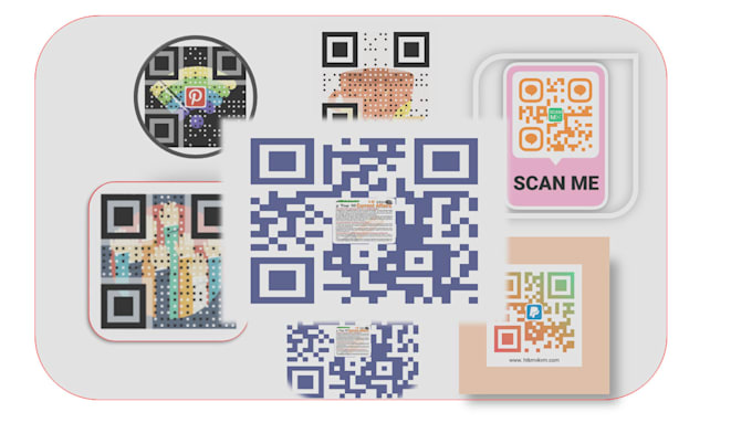 Make professional qr code will logo and writting by Mubarakzai | Fiverr