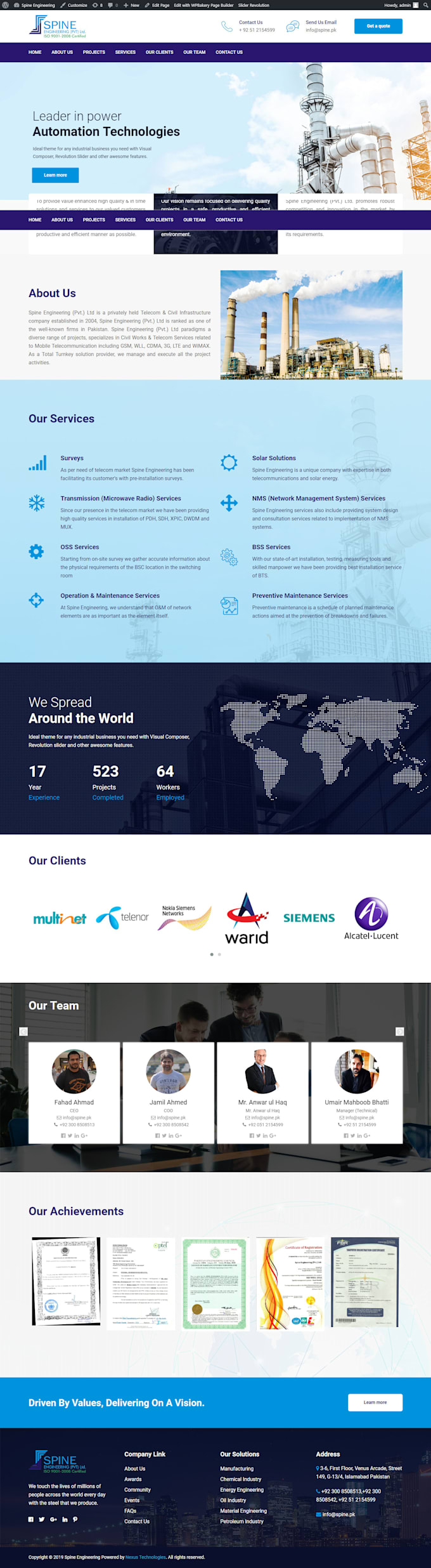 Do front end using html5 css javascript and bootstrap json and jquery ...