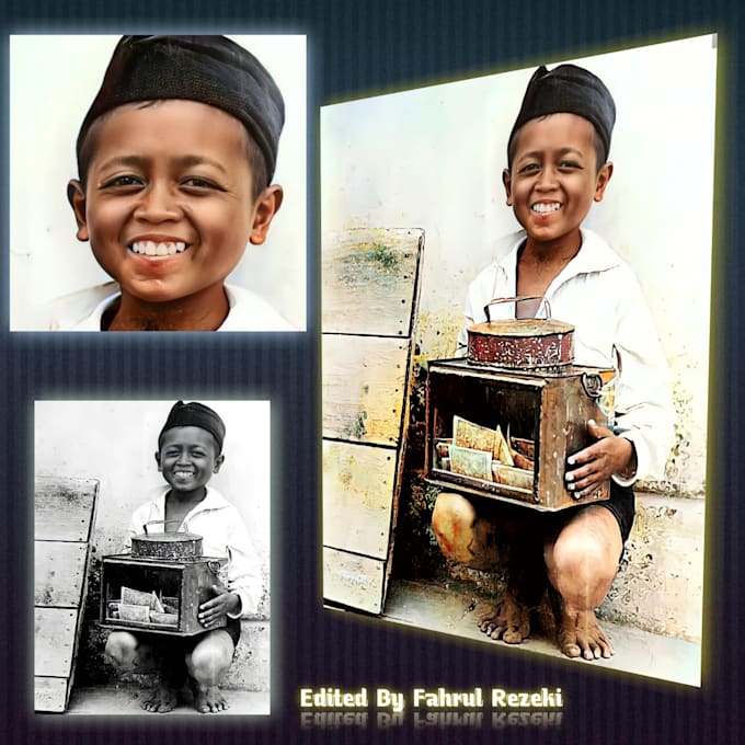 Restoration, colorize, repair, fix, and your old photo by Fahrulrezeki ...