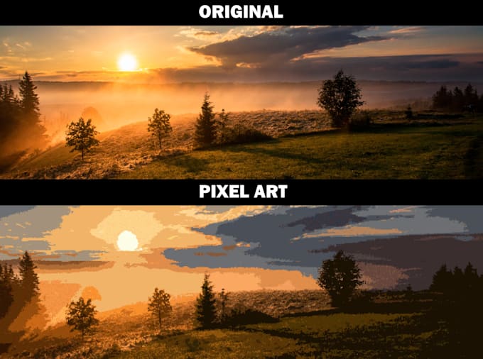 Make pixel art from photo by Zory_m | Fiverr