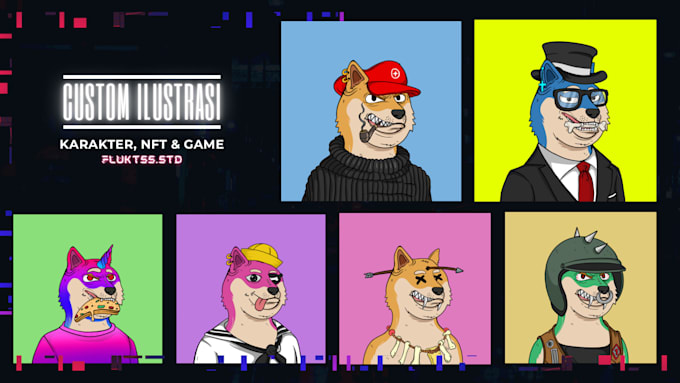 Create custom nft art, illustrations characters and character games by ...