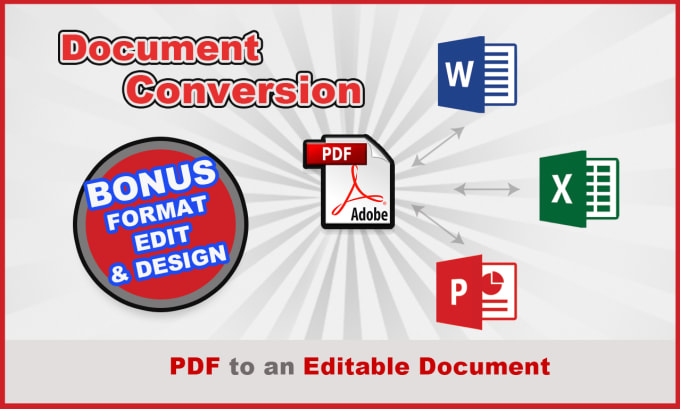 Convert your pdf file to word, excel or powerpoint by Herminabarbier ...