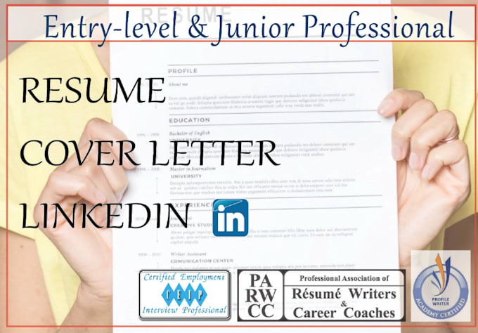 Write and upgrade your resume, cv, cover letter, linkedin by Muaazcropphotos | Fiverr