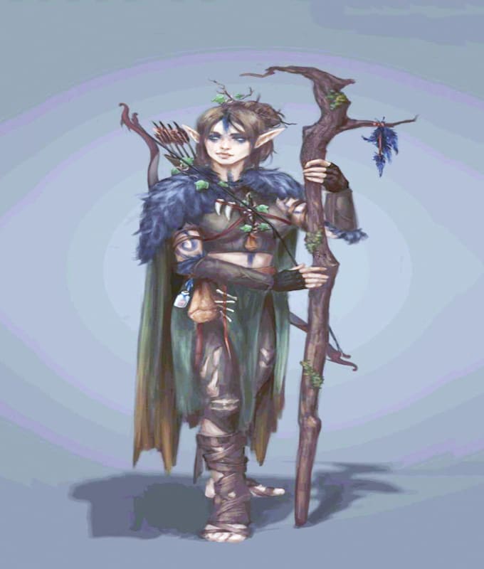 Draw dnd, dd, dungeon and dragon character design by Rowwhite | Fiverr