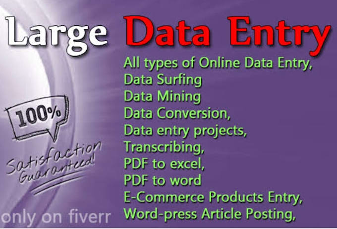 Do data entry,data management, data collection by Abu4898 | Fiverr