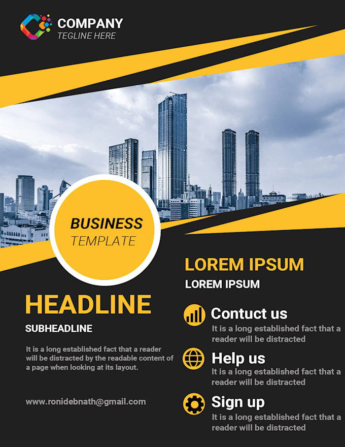 Flyer design for your card design by Ronidebnath727 | Fiverr