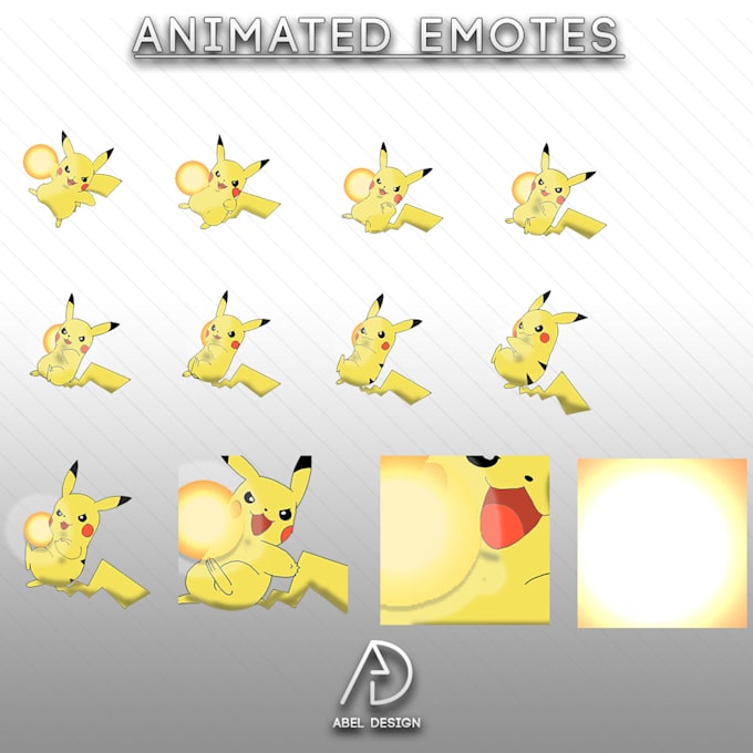 Create custom animated emote for twitch discord youtube by ...