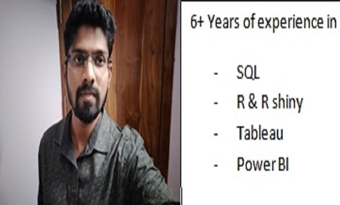 Do complex sql queries, get stats and visualize data by Jenestan | Fiverr