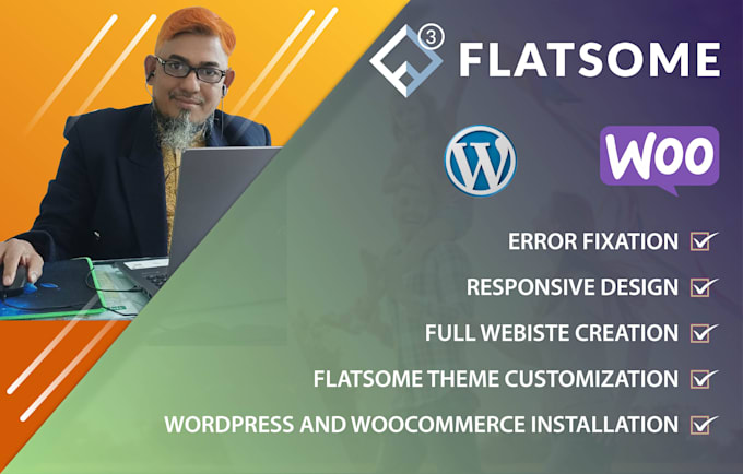 Install and customize amazing flatsome woocommerce theme by Azad1973 | Fiverr