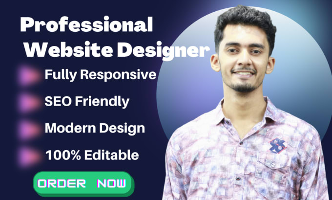 Do website design with html css and create a website design by Walid ...