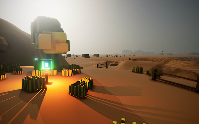 Create a low poly game level by Croffy | Fiverr