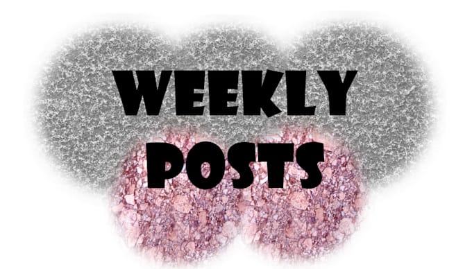 Create weekly posts with visuals by Ayataha321 | Fiverr