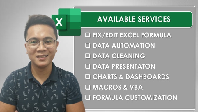 Help you create or fix any excel formulas by Juanreal805 | Fiverr Help you create or fix any excel formulas by Juanreal805 | Fiverr
