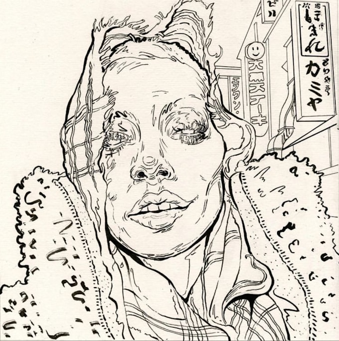 Create beautiful line drawings by Lauraryanartist | Fiverr