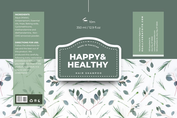 Design product label and amazon label for your brand by Faiqa_designer ...