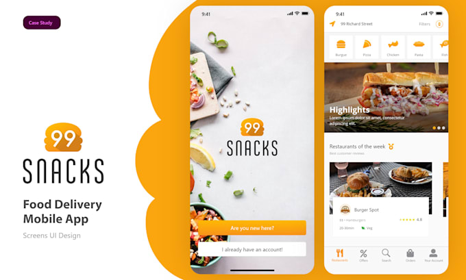 Design ui ux mobile app with adobe xd by Brunodemarchi | Fiverr