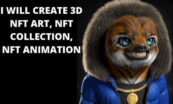 Create 3d nft art,5k 10k 3d nft collections, 3d nft characters by Nft_designer224 | Fiverr