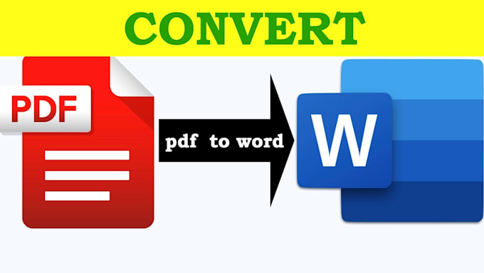 Convert pdf to wordor pdf to jpg by Hamzaoufilal | Fiverr