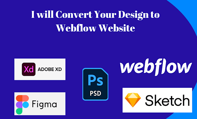 Convert your figma, xd design into responsive webflow website by Ojuadekazeem | Fiverr