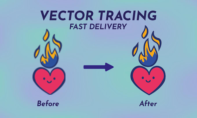 Vectorize any logo, image or sketch by Halcynk | Fiverr