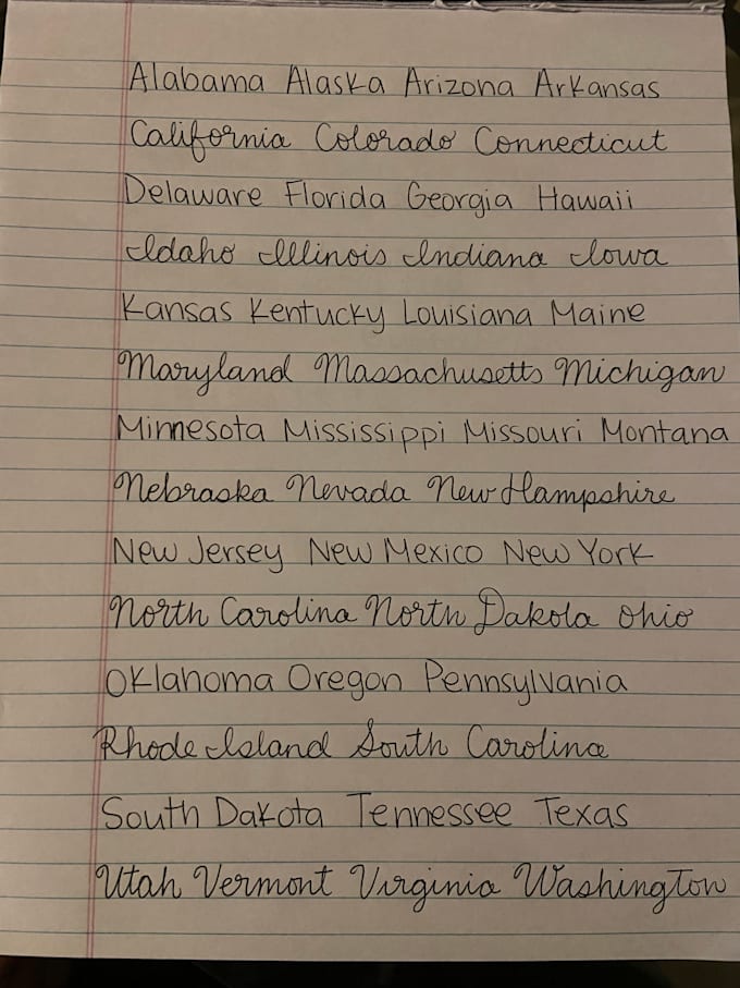 Hand write notes, cards, letters, place cards by Agrimes6 | Fiverr